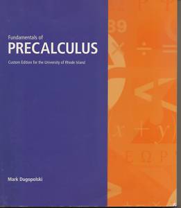 Fundamentals of Precalculus